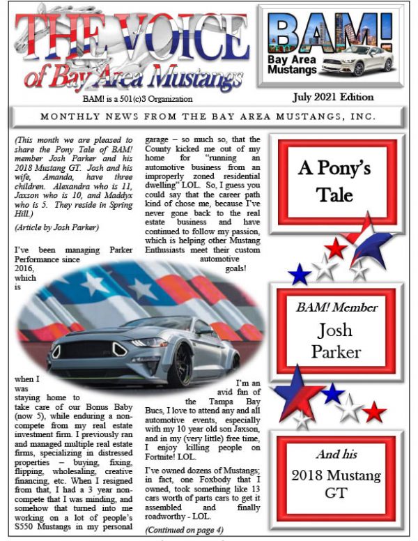 Newsletters – Bay Area Mustangs