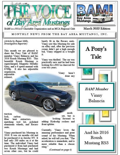 Newsletters – Bay Area Mustangs