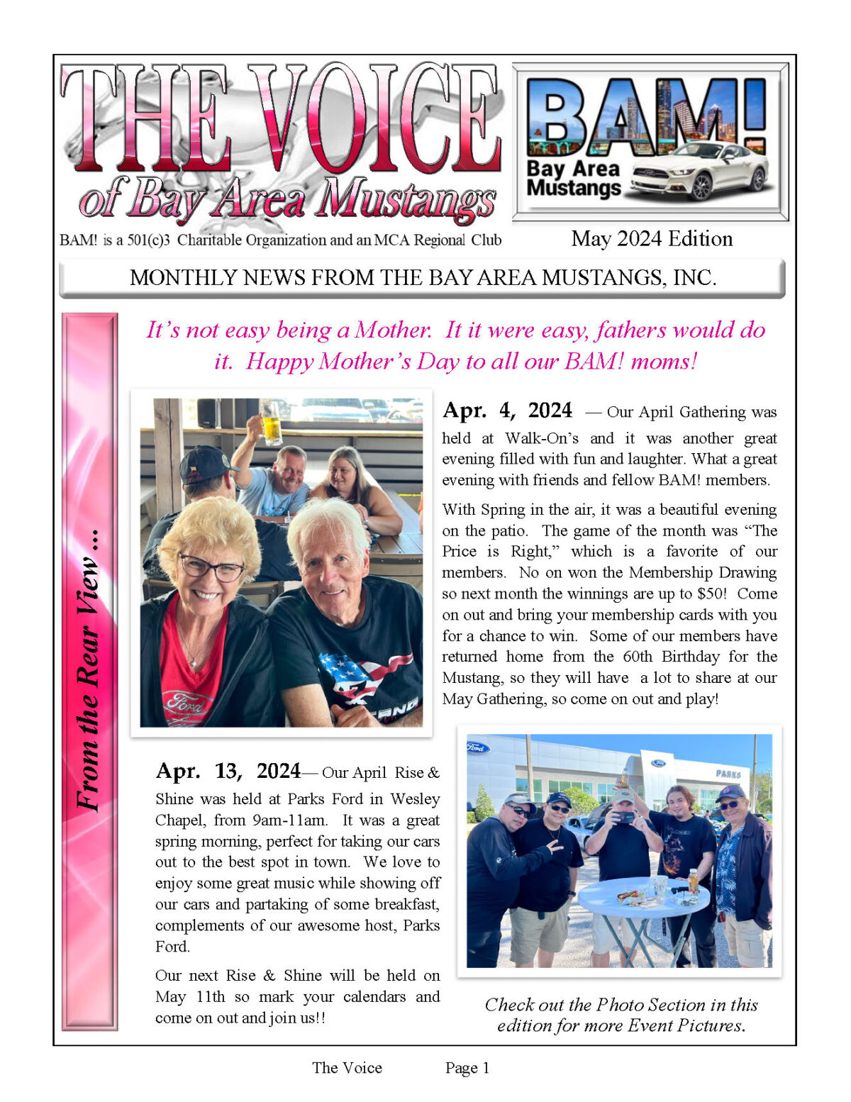 Newsletters – Bay Area Mustangs