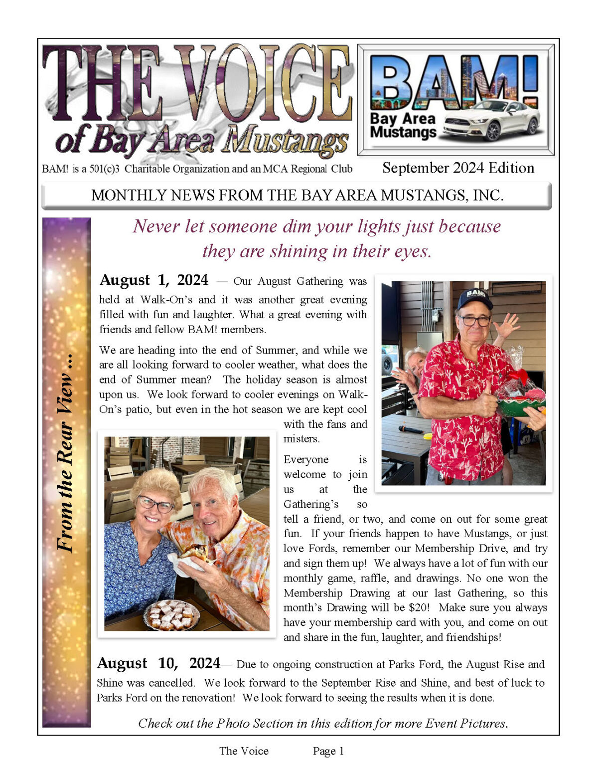 Newsletters – Bay Area Mustangs