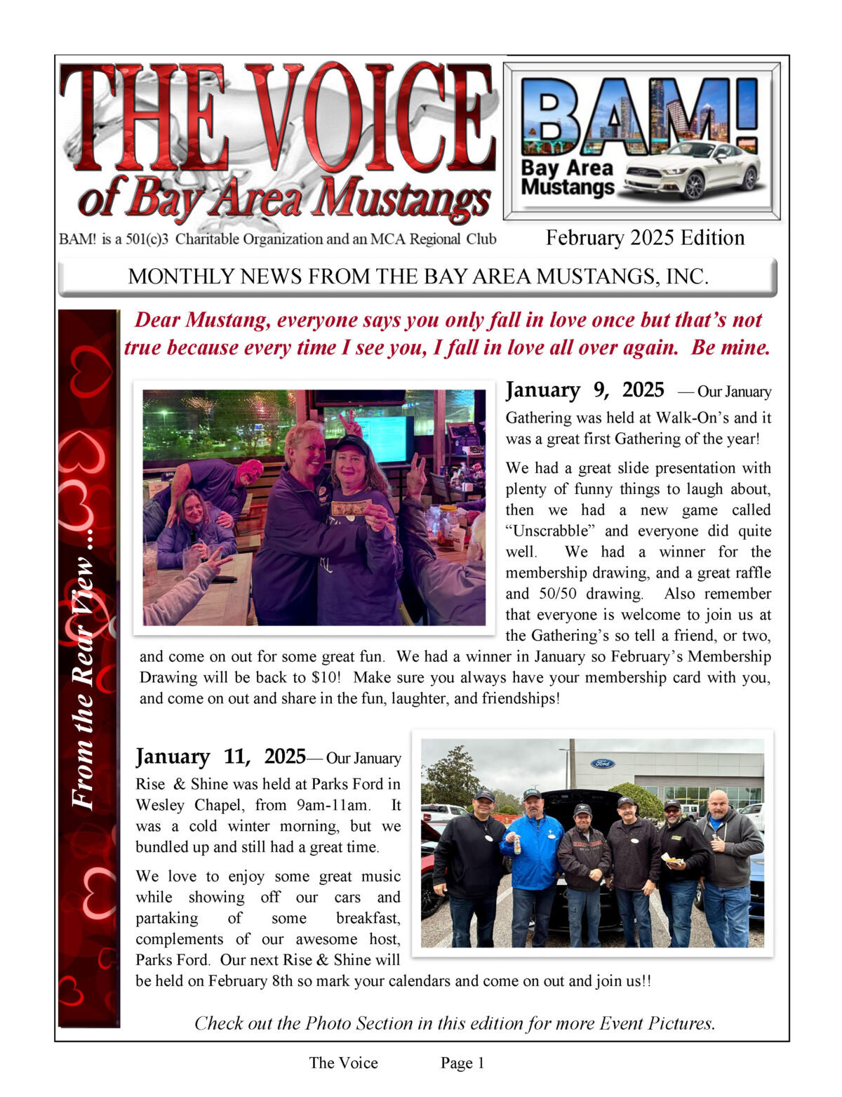 Newsletters – Bay Area Mustangs